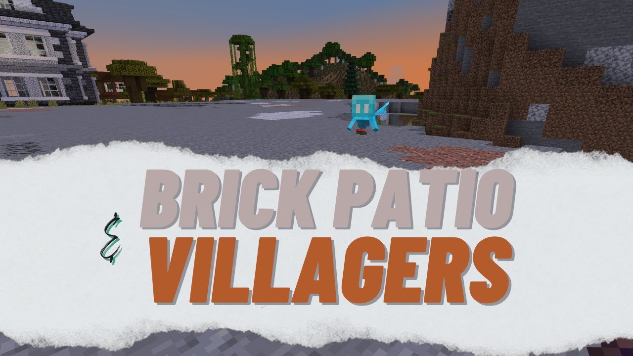Finishing Paths and Visit to the Village. Single Player Minecraft Survival - YouTube