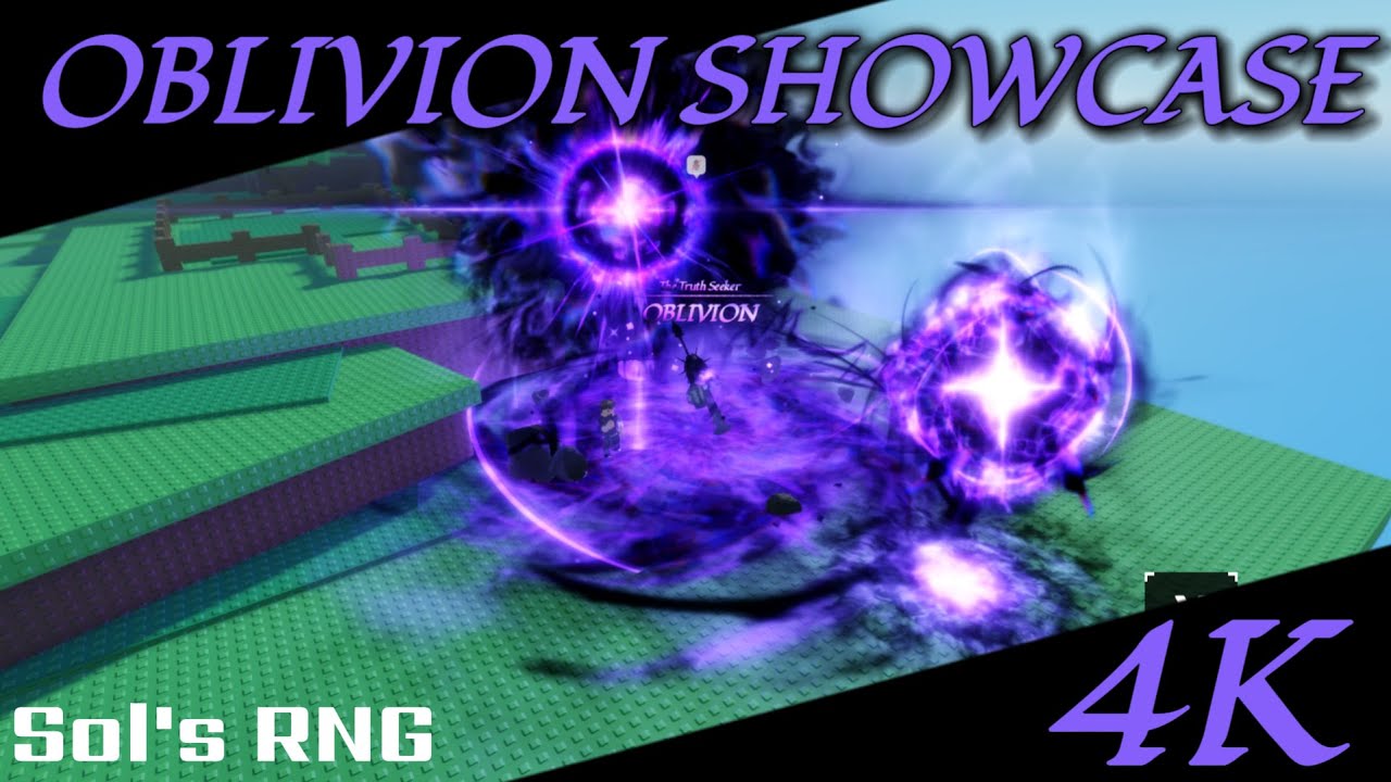 OBLIVION SHOWCASE IN 4K｜ROBLOX SOL'S RNG - YouTube