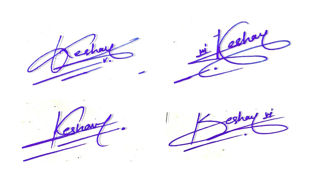 Keshav Name Signature 💖 Comment Your Name for Signature #signaturestyle ...