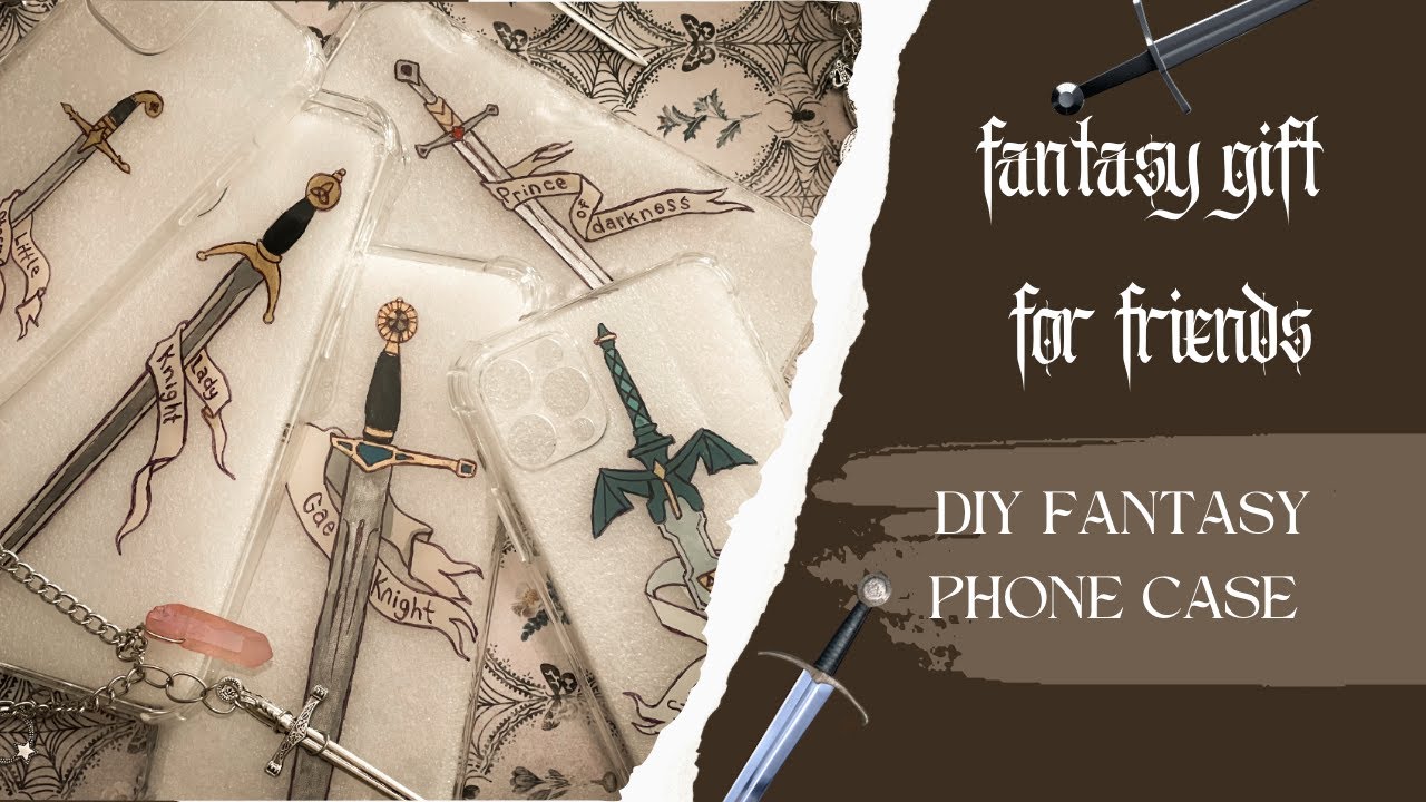 DIY Sword Phone Cases - chill no talking tutorial with calming fantasy ...