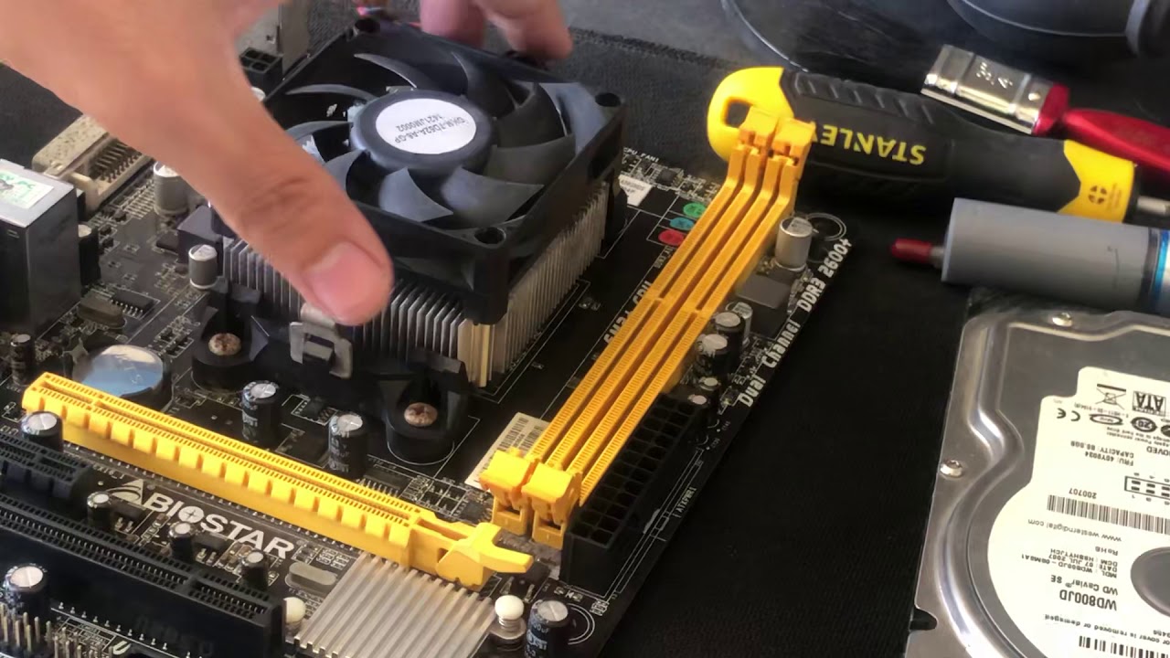 Basic handling of Computer Components - YouTube
