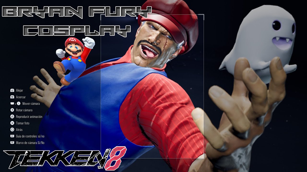 TEKKEN 8 SKINS #1 Bryan Fury Cosplay Mario - YouTube