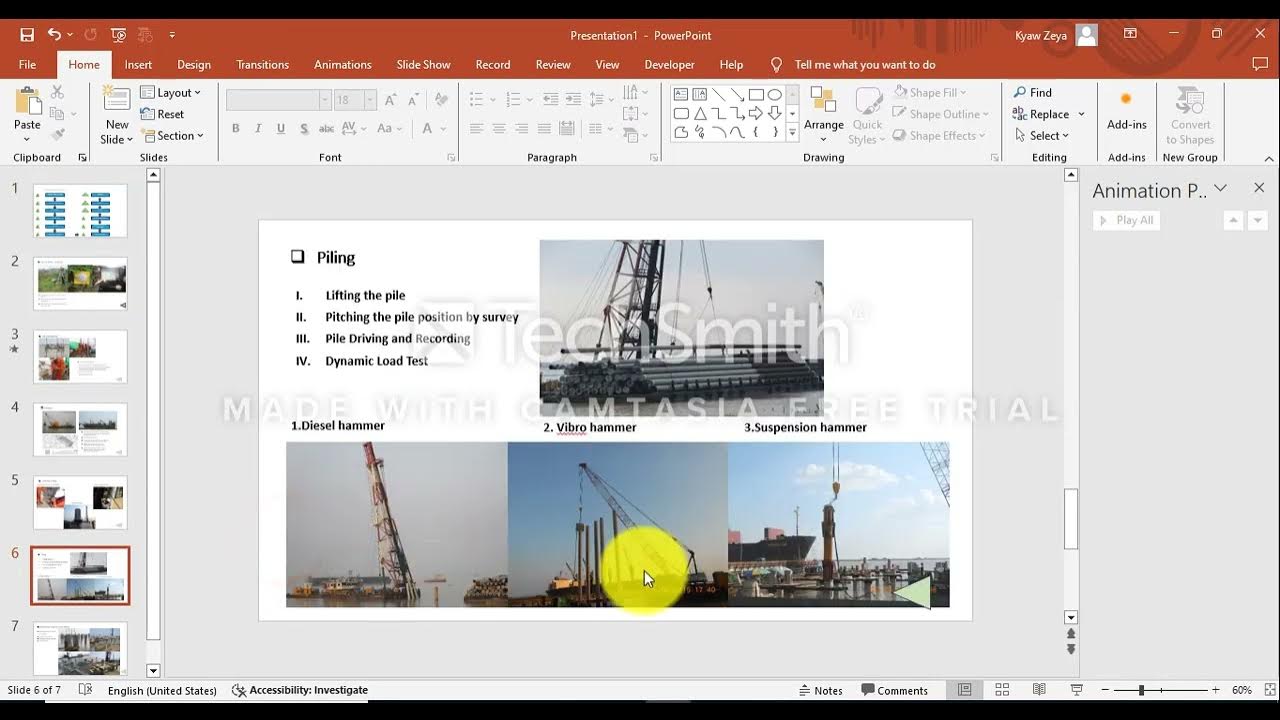 PowerPoint Presentation of the process of construction of a Jetty ...