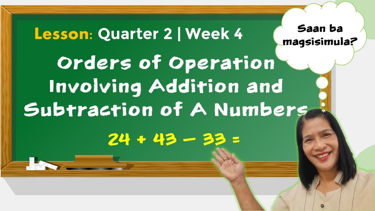 GRADE 2 Math Lesson: Orders of Operation Involving Addition and ...