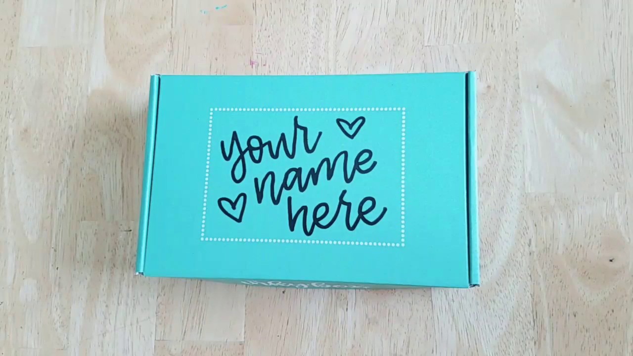 The Inky Box -- August Unboxing! - YouTube