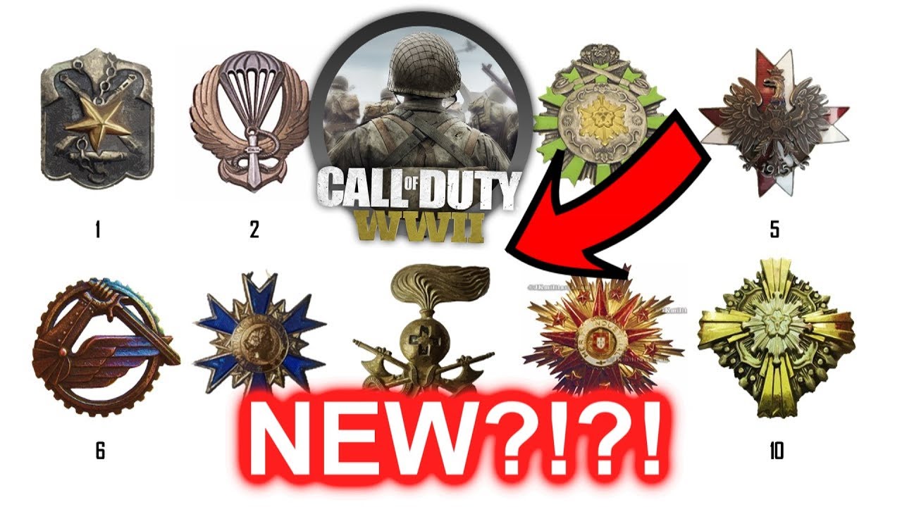 COD WW2- WW2 ALL PRESTIGE EMBLEMS?!?! - YouTube