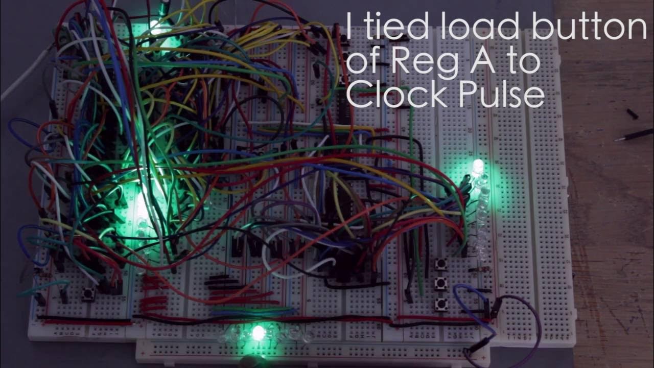 i++/Continuously Add 1 Circuit | 8 Bit CPU Project - YouTube