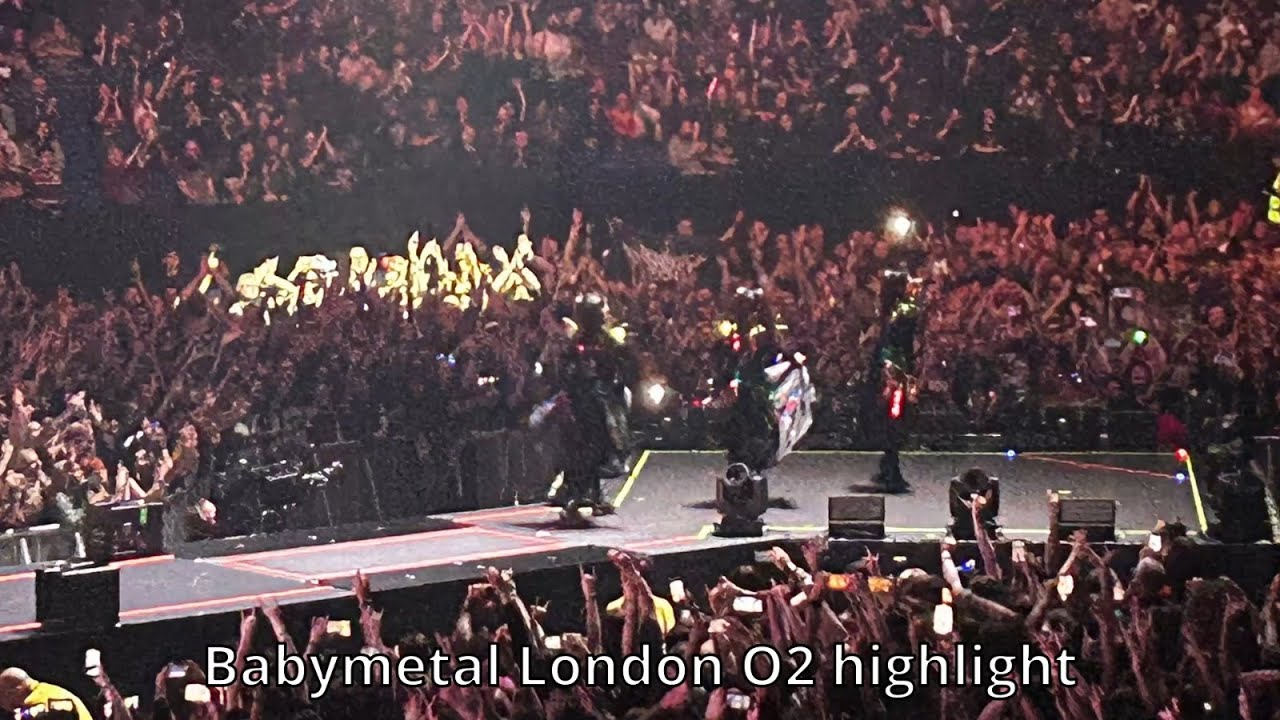 Babymetal London O2 2025 highlights - YouTube