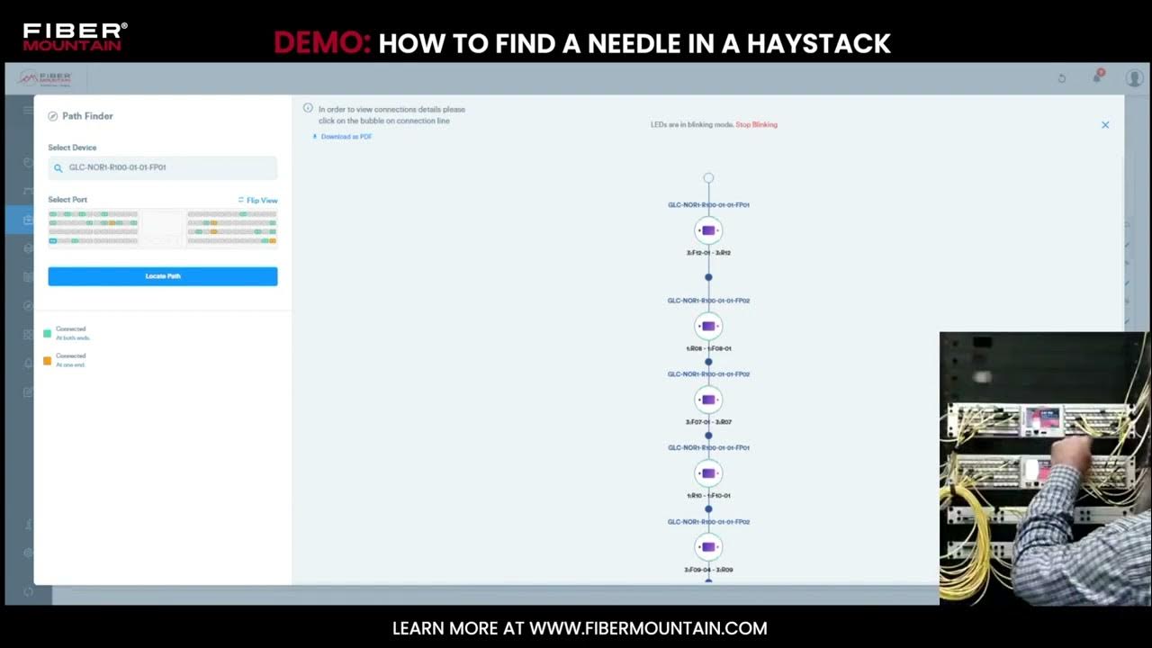 Demo: Simplified Fiber Tracing with Path Finder Technology - YouTube