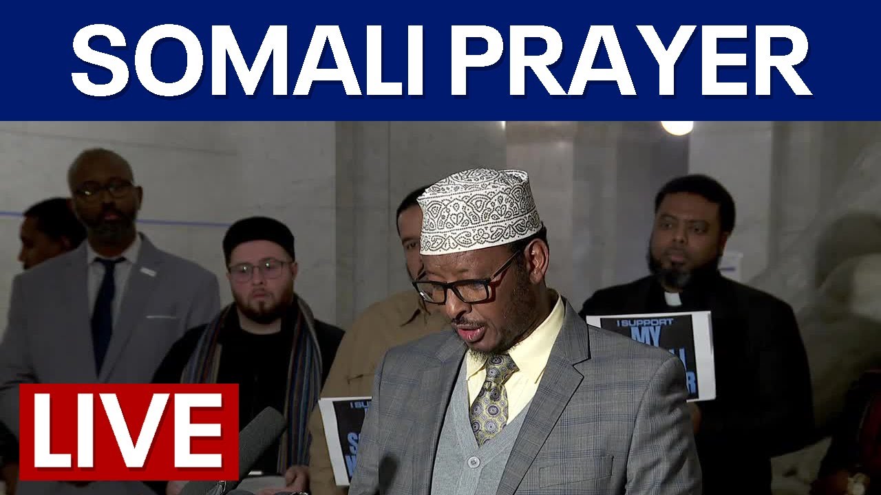 LIVE I Faith leaders hold community prayer for Somali community - YouTube