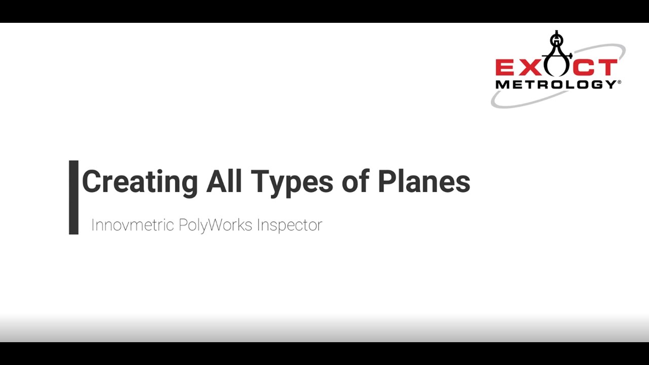 Training PolyWorks: Creating All Types Of Planes (PW2019) - YouTube