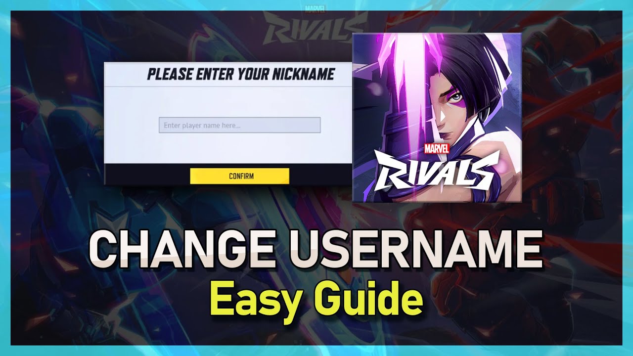 How To Change Username in Marvel Rivals - Tutorial - YouTube
