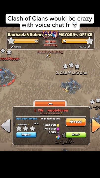 What if Clash of Clans Had In Game Voice Chat 💀 #shorts #clashofclans #coc #viralvideo - YouTube