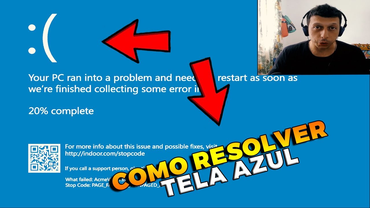 Como Resolver tela Azul da Morte Windows 10, 7, 11 e outros - YouTube