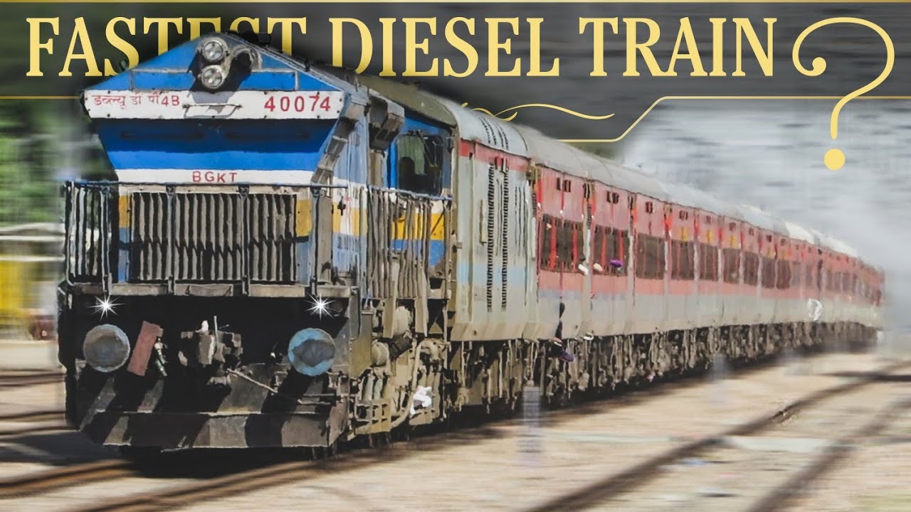 Marudhar Express ~ A Fastest Diesel Train?? Indian Railways - YouTube