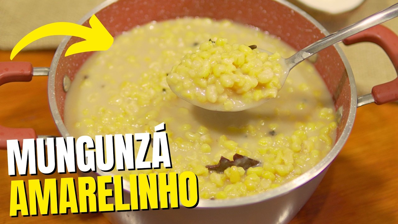 MUNGUNZÁ CREMOSO | Receita de mungunzá nordestino fácil - YouTube