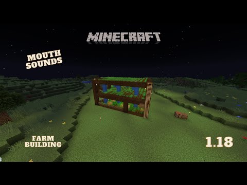 ASMR | Minecraft Building 1.18 | Mouth Sounds