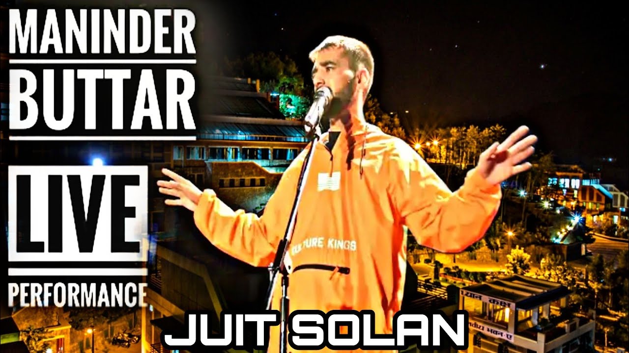 Maninder Butter | Live Singing | Jaypee University| 9 may 2022 - YouTube