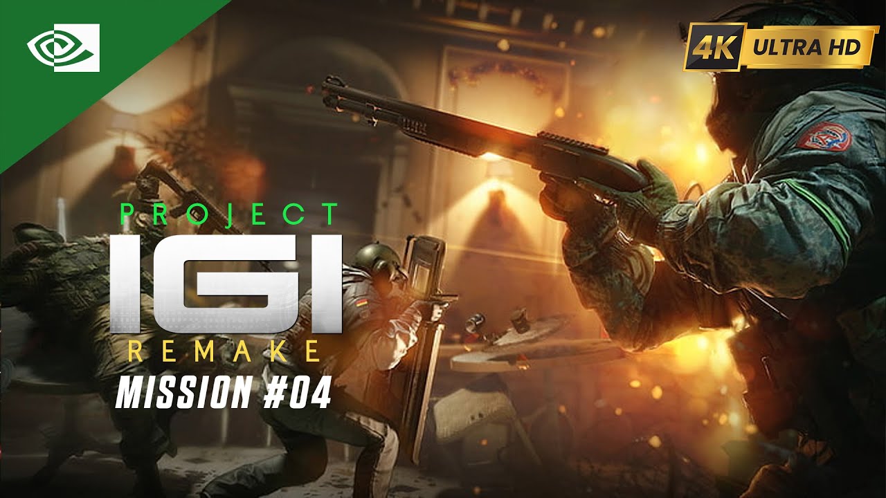 PROJECT IGI Remake - GOD | Mission 4 | Full Playthrough | [4k Ultra ...