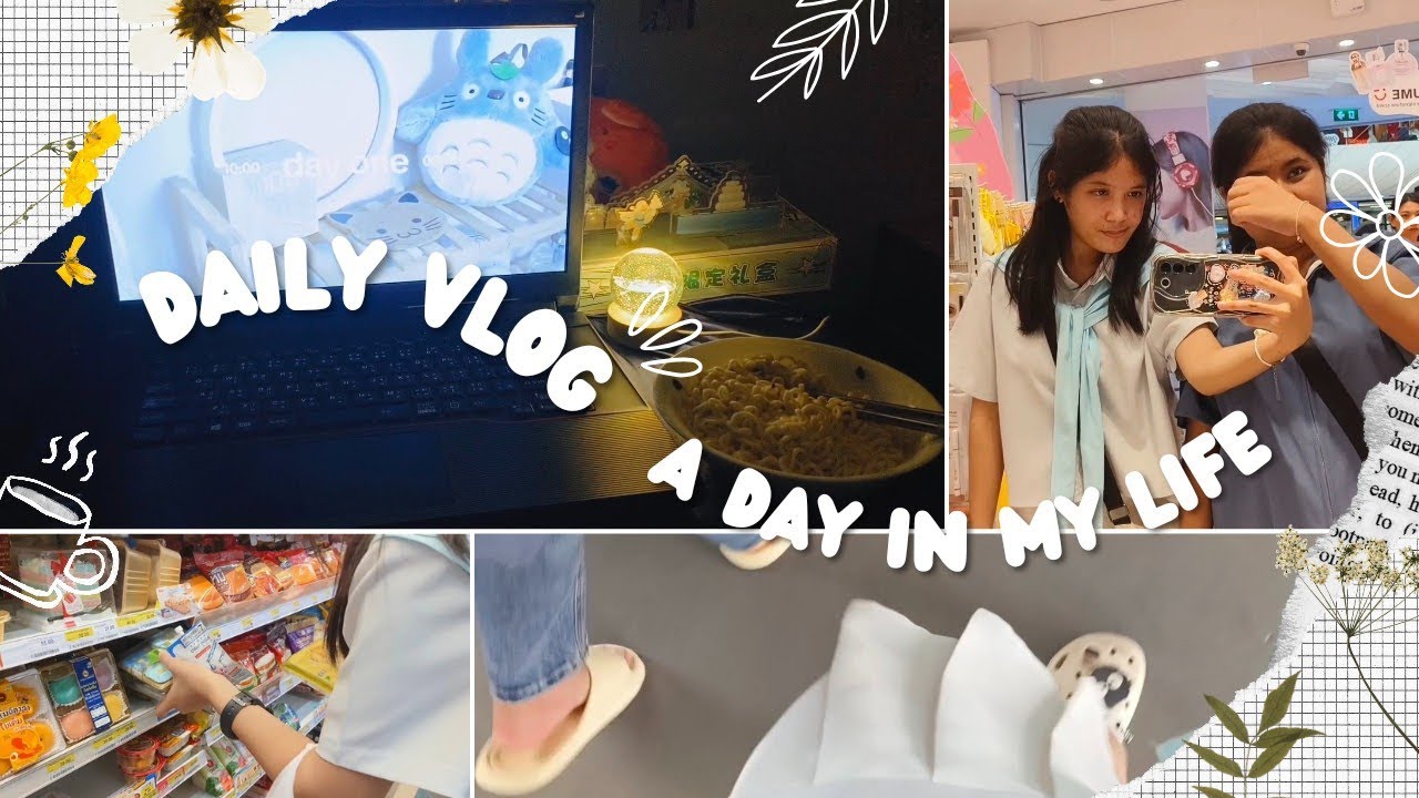 1 day vlog | daily vlog a day in my life 🫧 - YouTube