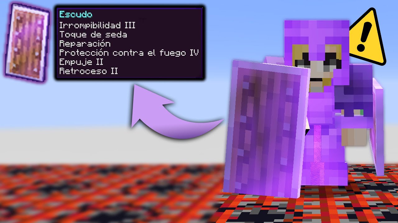 🛡️ ESCUDO de MINECRAFT: QUE TANTO RESISTE ? - YouTube