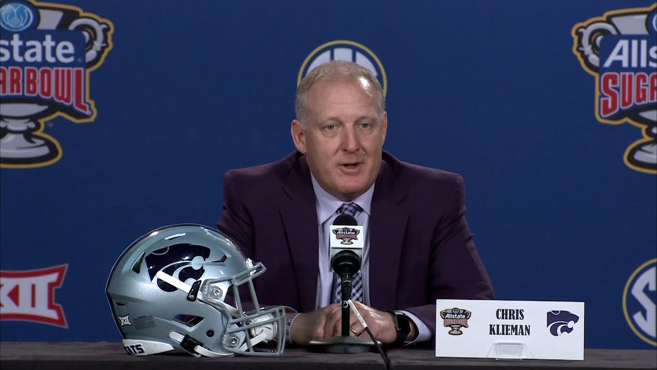 Kansas State head coach Chris Klieman on player commitment and facing ...
