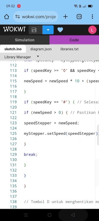 Keypad & Motor stepper apk wokwi - YouTube