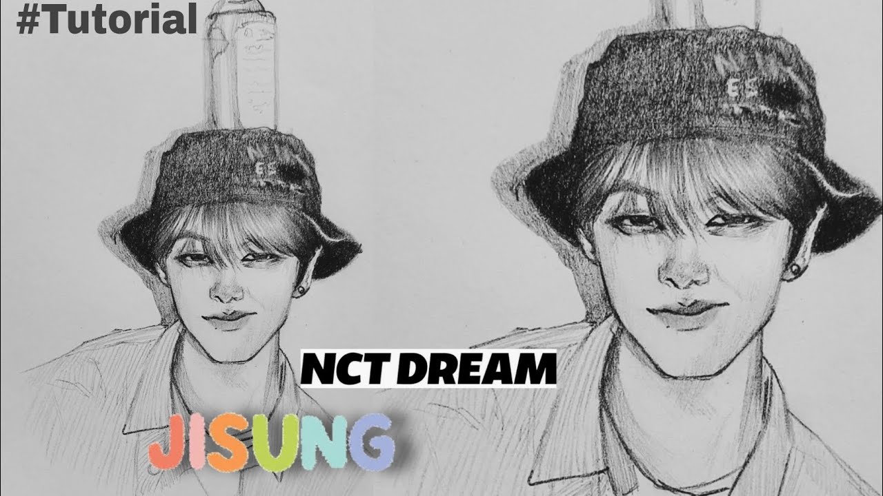 Drawing Park Jisung NCT dream / portrait practice / tutorial drawing ...