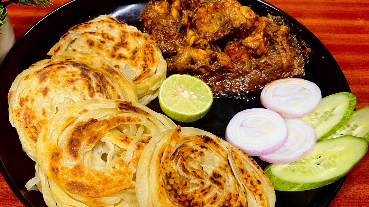 chicken sukka with Bun paratha | the signature dish of kerala ...