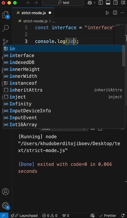 Use strict, JavaScript'dagi qat'iy rejim (strict mode). [Frontend] - YouTube