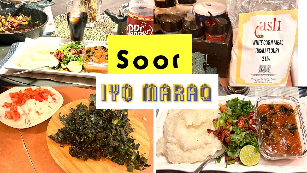 Learn how to Cook Soor iyo Maraq or Ugali this dish is prepared all of ...