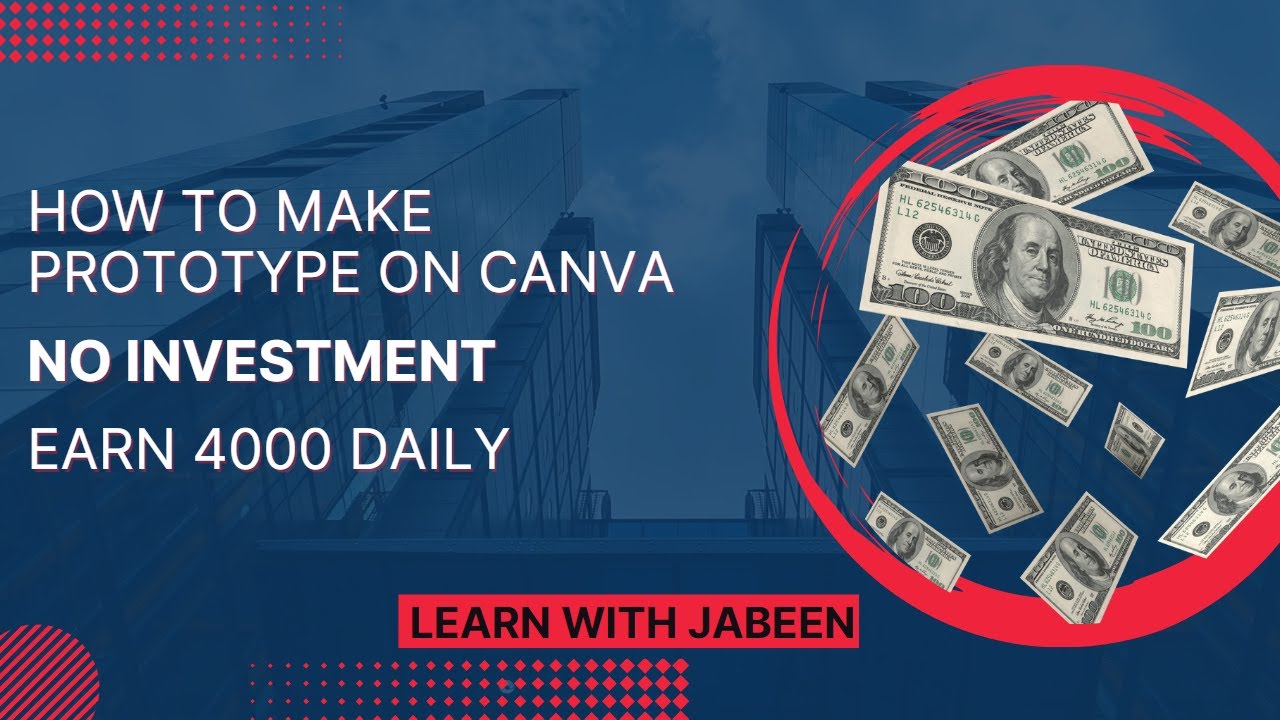 How To Make Prototypes On Canva And Earn Money Online Without ...