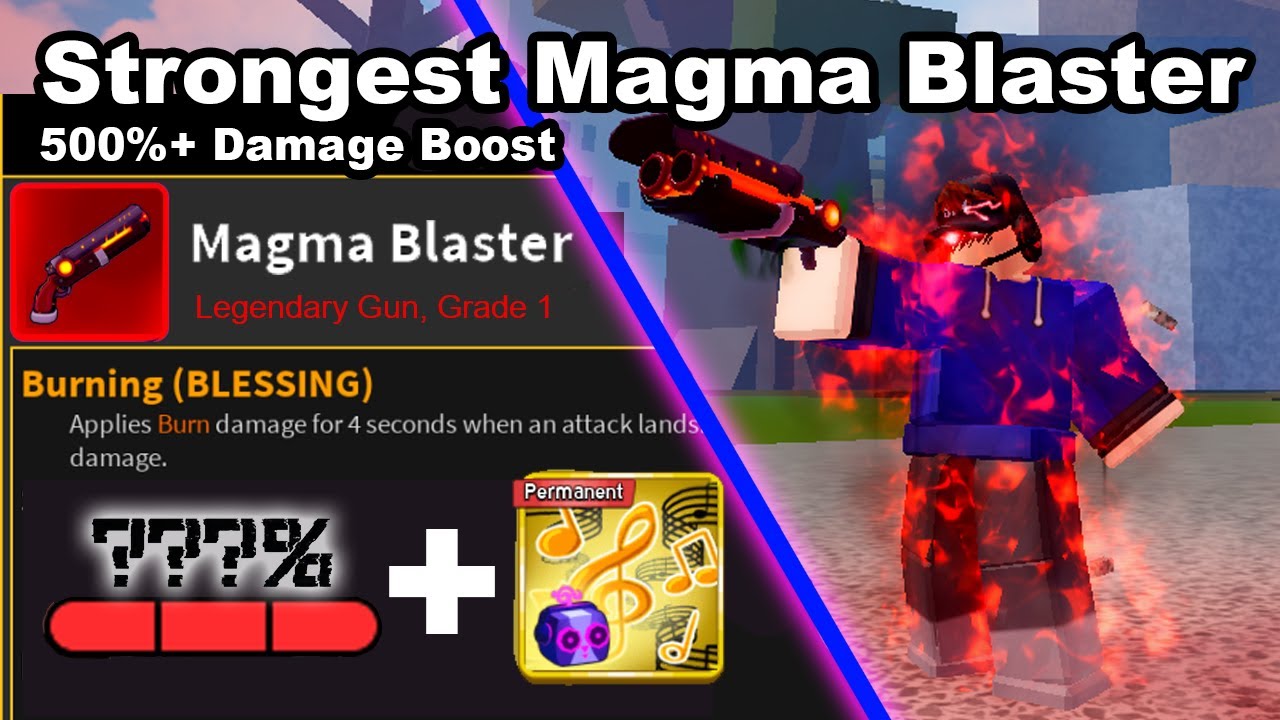 I Made The STRONGEST Magma Blaster... Roblox Blox Fruits - YouTube