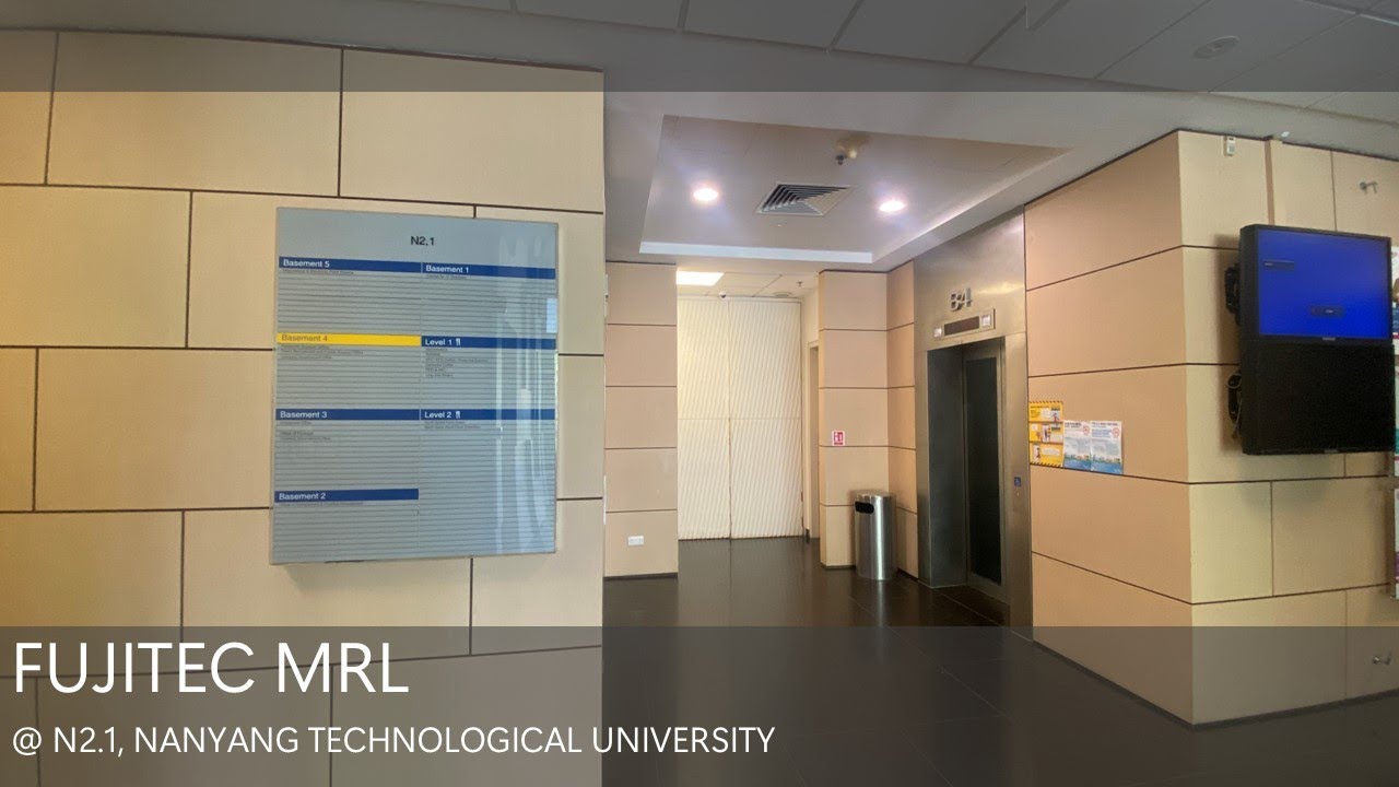 FUJITEC ECEED-3 MRL @ N2.1, NANYANG TECHNOLOGICAL UNIVERSITY - YouTube