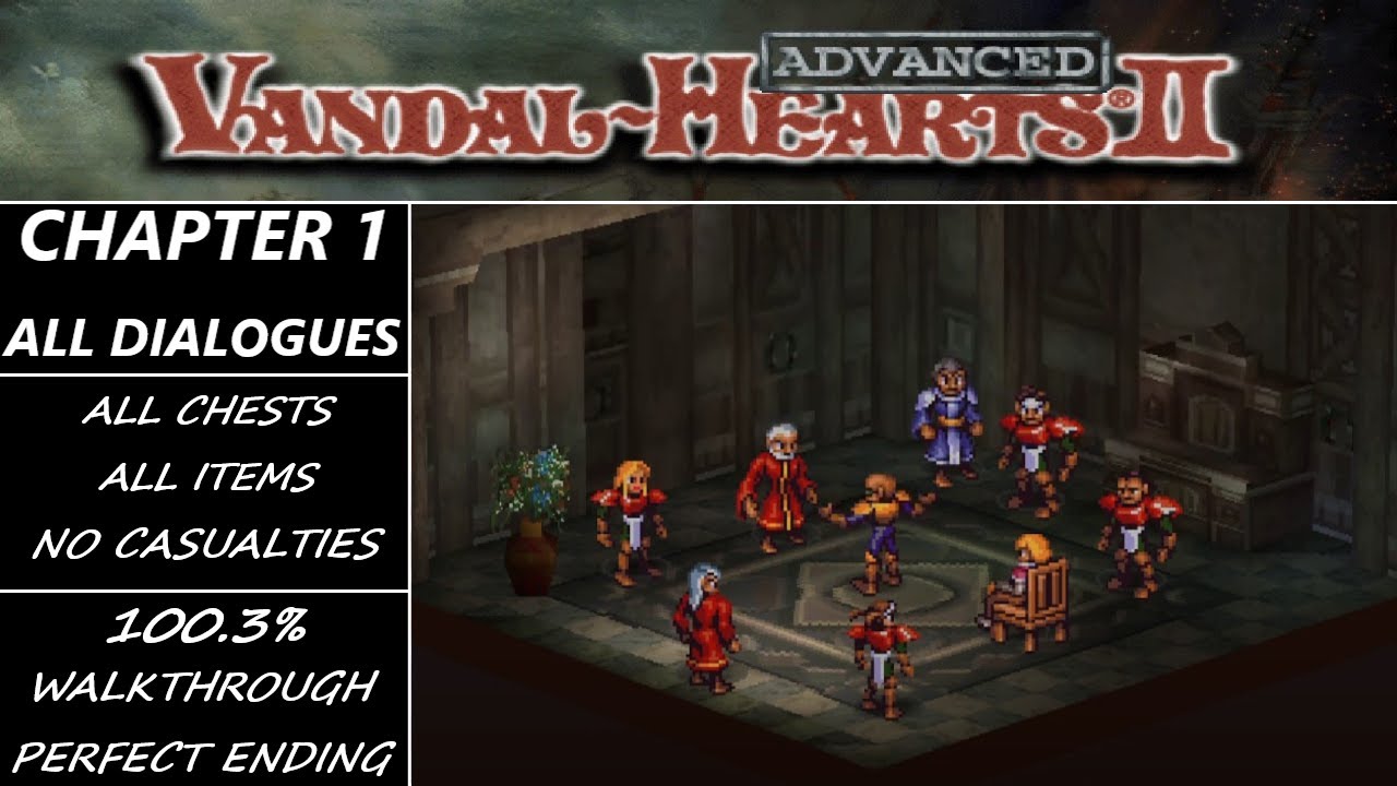 ALL Chapter 1 Dialogues! | VANDAL HEARTS II (PS1) - YouTube