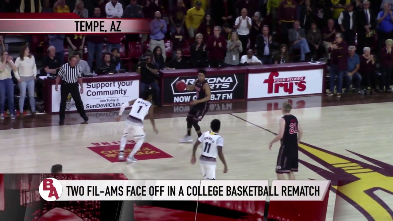 Fil-Am college basketball players face off in Arizona - YouTube
