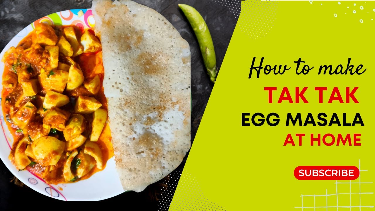 5 Minute Instant Tasty Egg Recipe - ANDA TIKKA MASALA | Tak Tak Egg ...