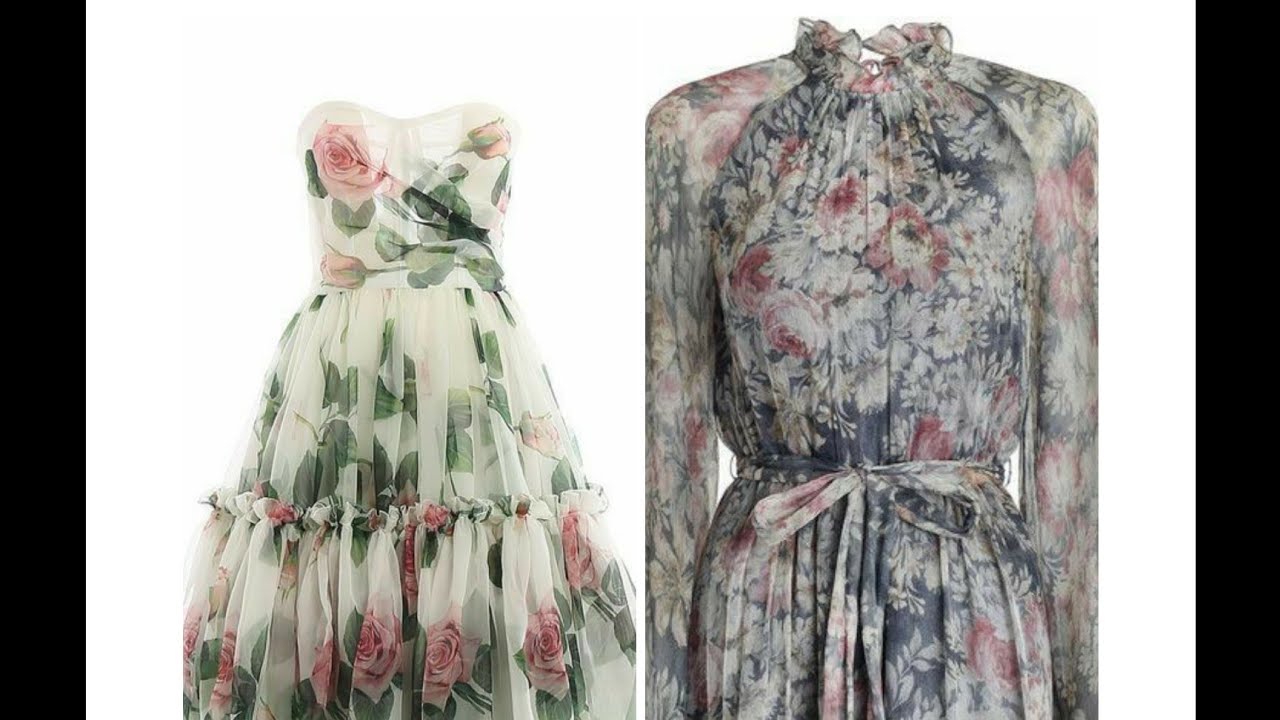 floral mini and long dress collection @dresslikeangel - YouTube