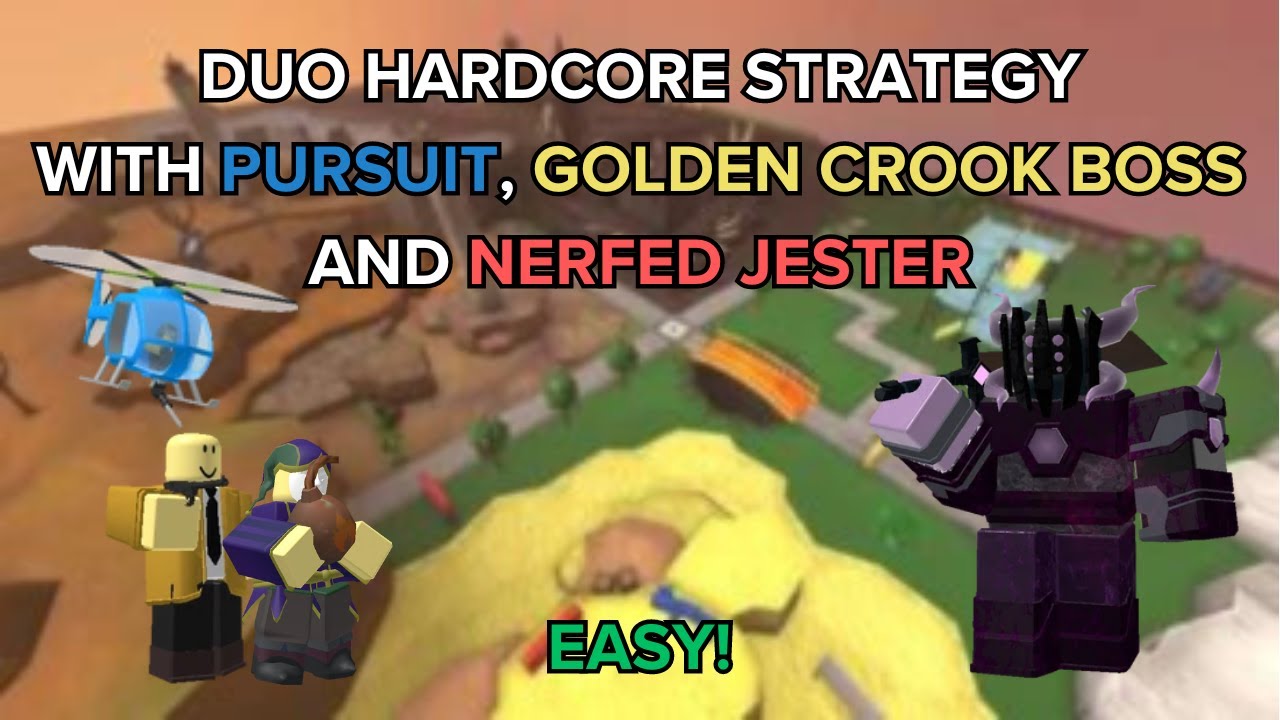 (TDS) EASY DUO HARDCORE STRAT WITH PURSUIT, GOLDEN CROOK BOSS, AND ...
