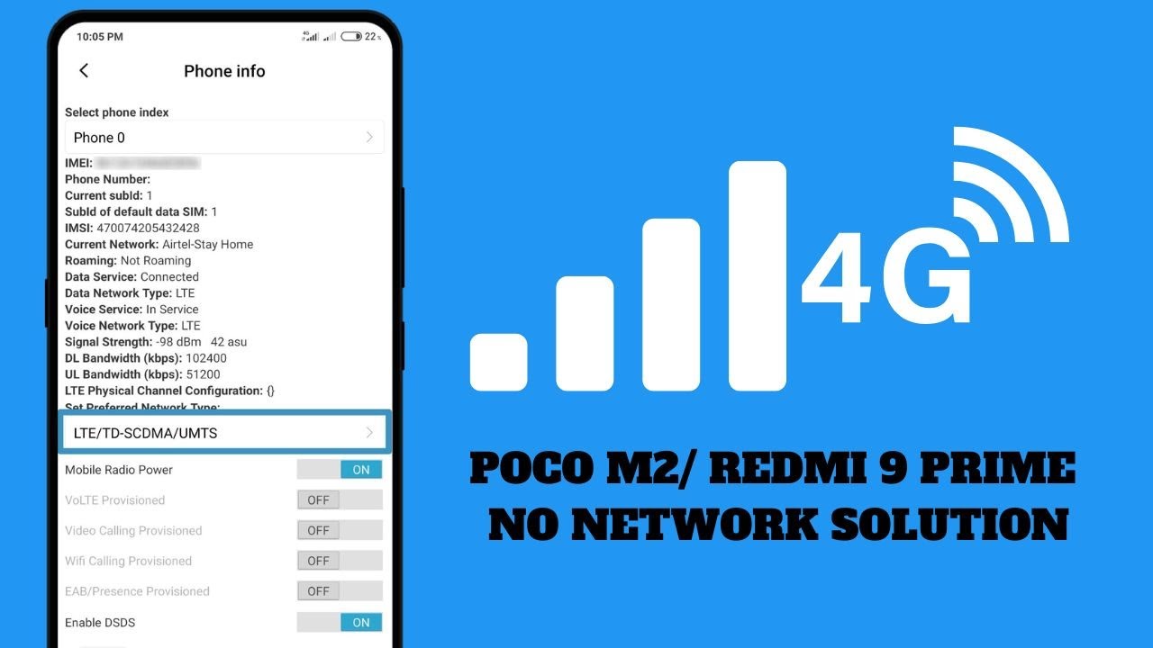 Poco M2 / Redmi 9 Prime Step-by-Step No Network Problem Diagnostic and ...