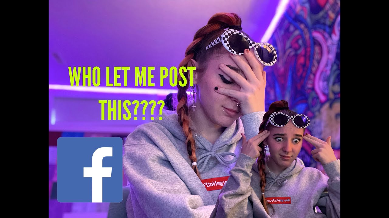 I READ MY OLD FACEBOOK POSTS **SO CRINGY** - YouTube