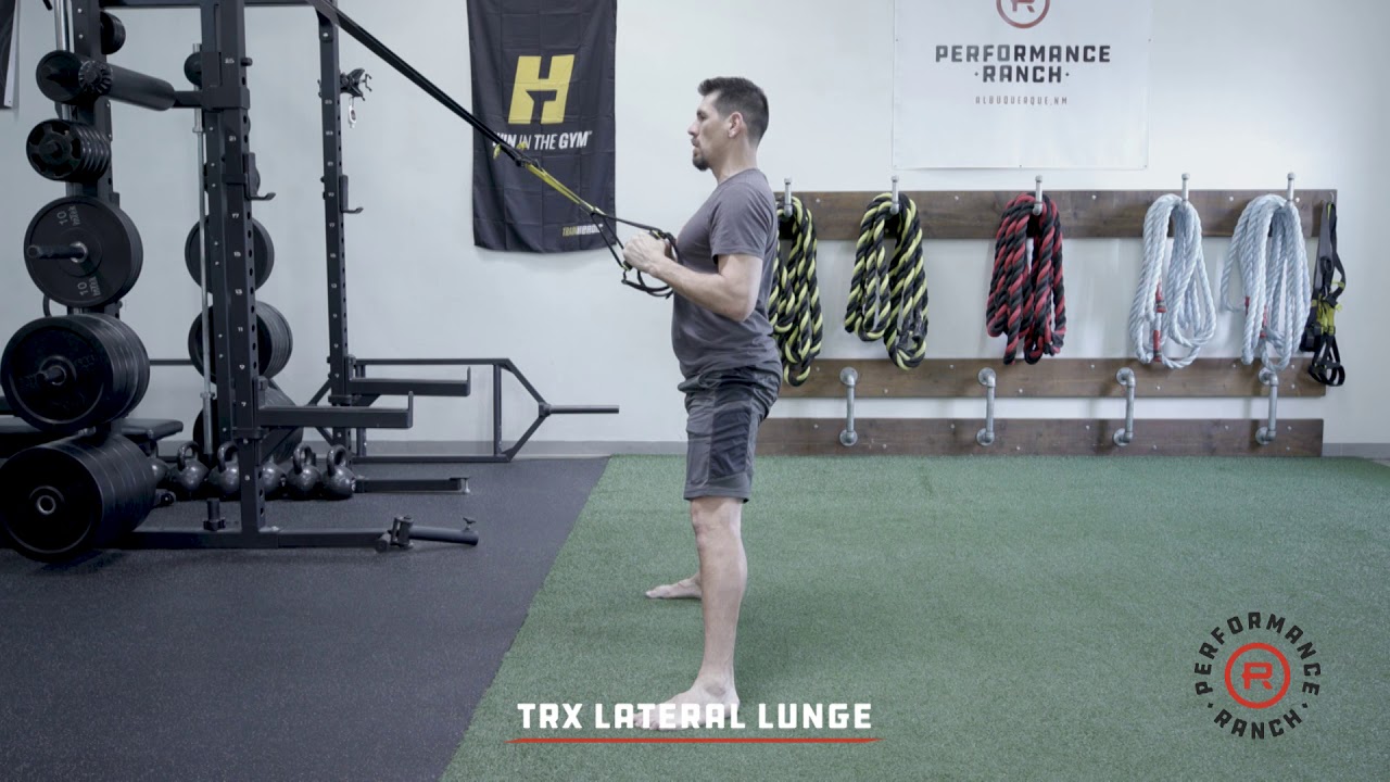 TRX Lateral Lunge - YouTube