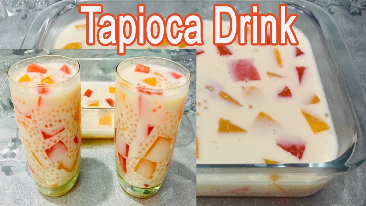 Tapioca Drinks |Sago Drinks |Sabudana Drinks Recipe - YouTube