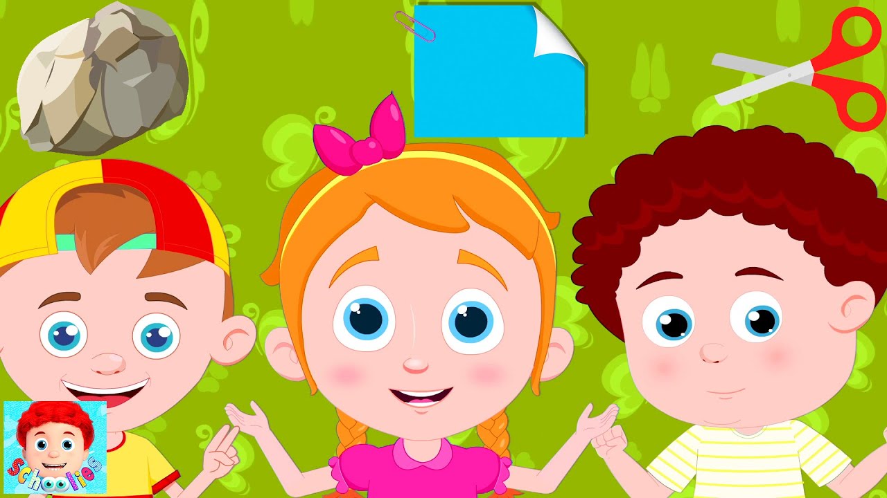 Rock Paper Scissors Entertainment Song For Kindergarten Kids By ...