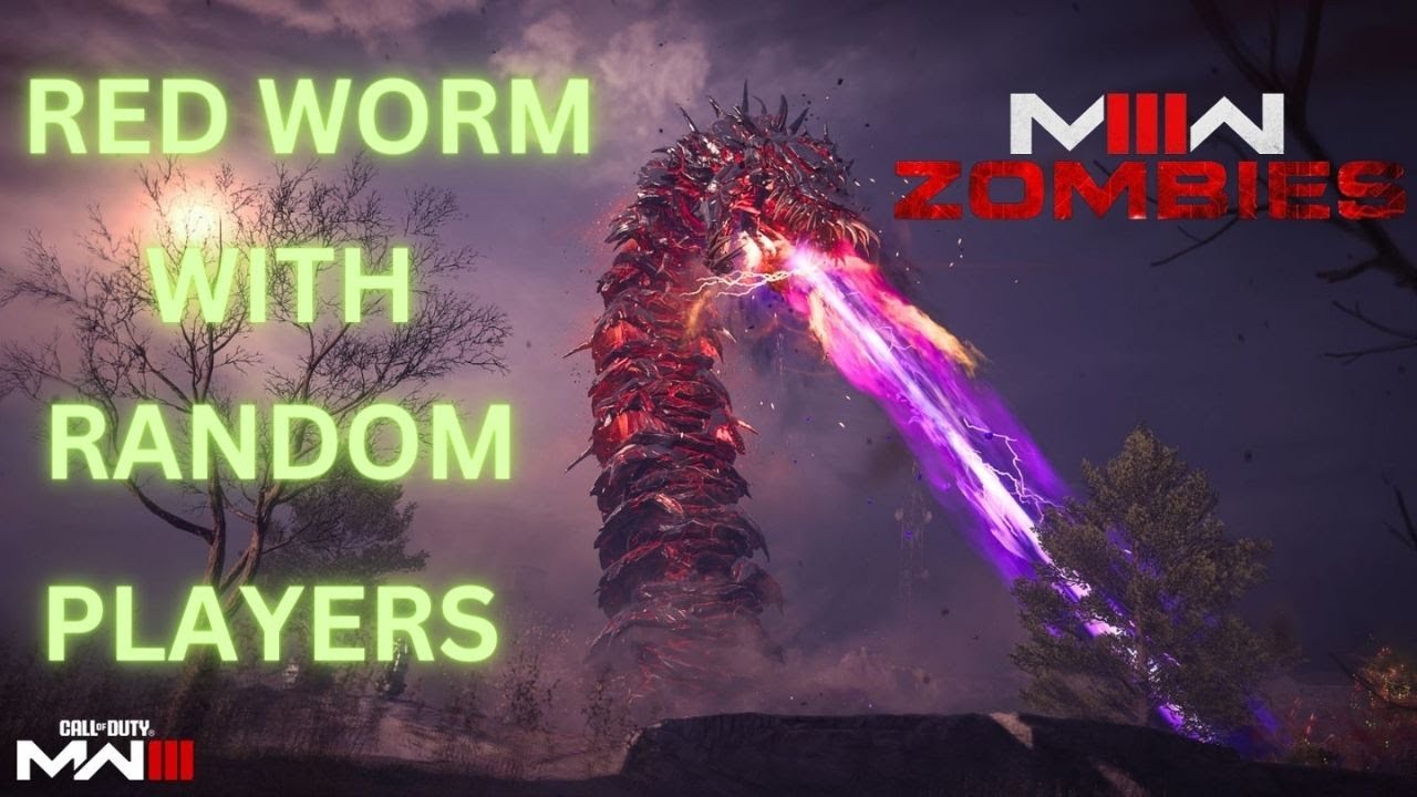 MW3 ZOMBIES RED WORM WITH RANDOM PLAYERS (No commentary) - YouTube