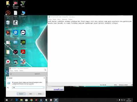 PYTSON ISME GORE AYARLAMA FIRATBEY FARKIYLA