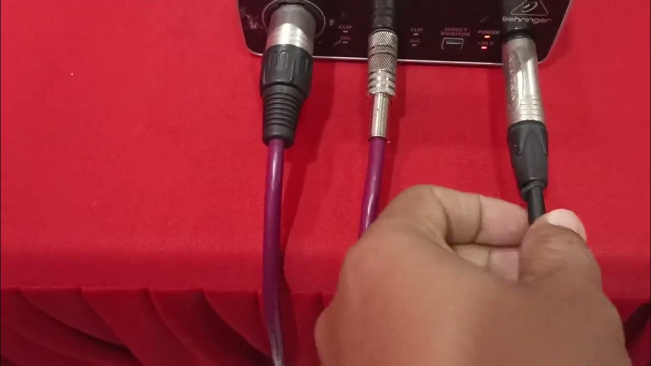 Setting Zoom Behringer Usb Codec Input dan Output. - YouTube