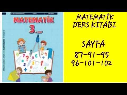 3.SINIF MATEMATİK DERS KİTABI SAYFA 87-91-95-96-101-102 // 3.SINIF MATEMATİK EKOYAY YAYINLARI