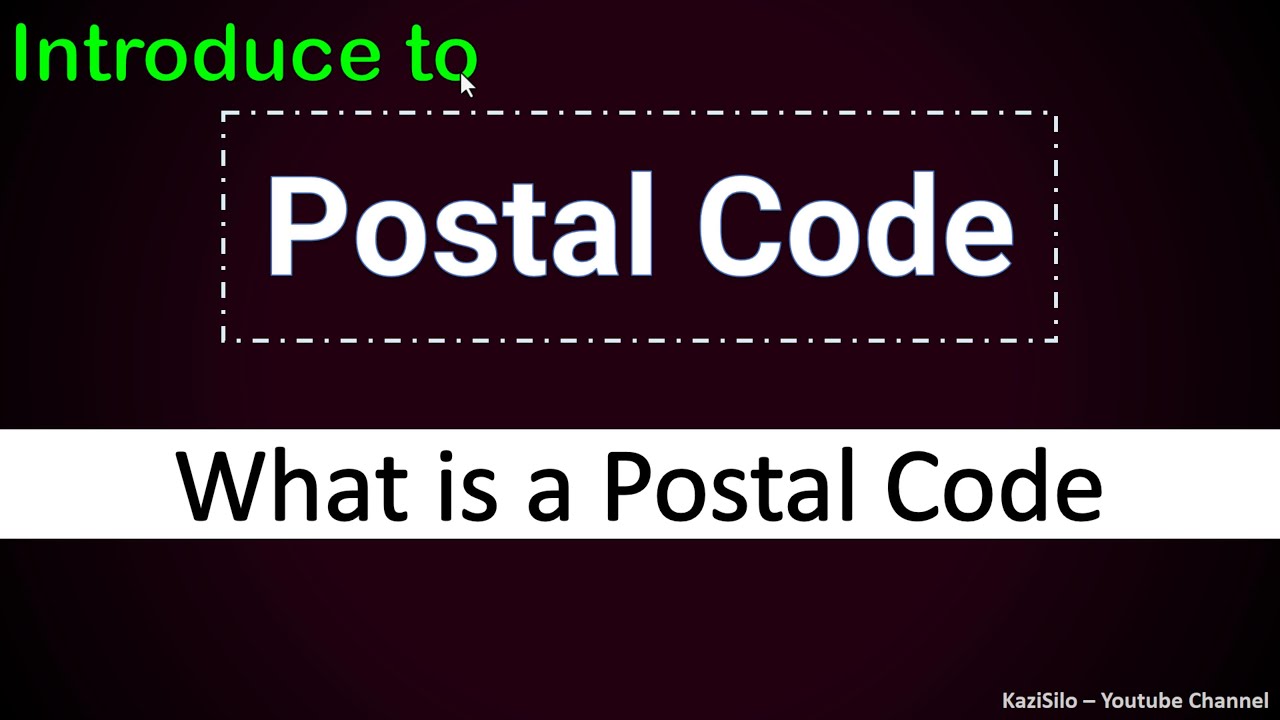 What is Postal Code | Definition of Postal Code | Introduction to ...