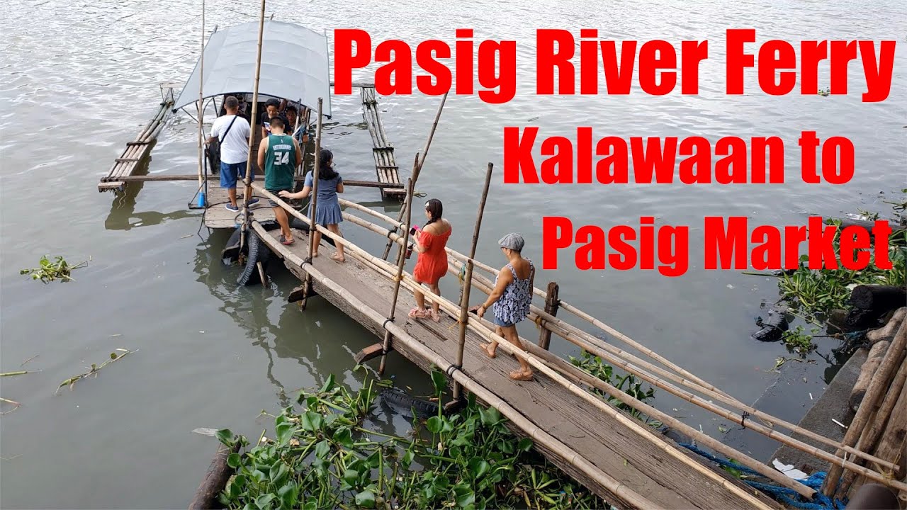 FERRY RIDE ACROSS THE PASIG RIVER IN MANILA IN THE PHILIPPINES - YouTube